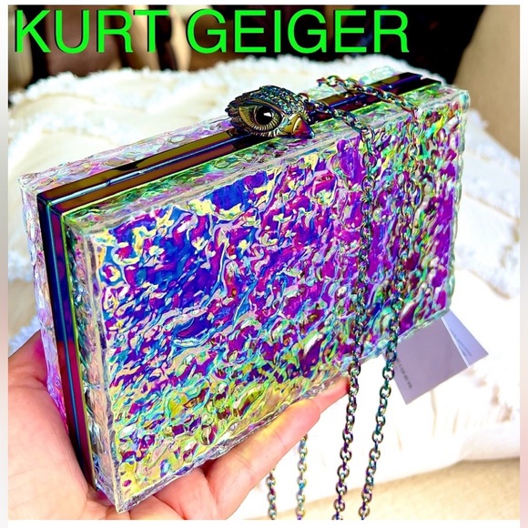 Kurt Geiger | Bags | Kurt Geiger London Iridescent Semitransparent ...